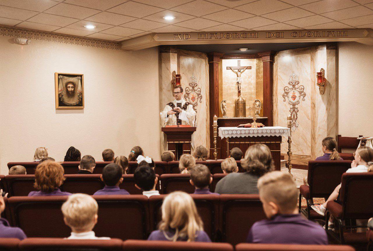 Bishop Ryan Teaches Education & Virtue – Northern Sentry