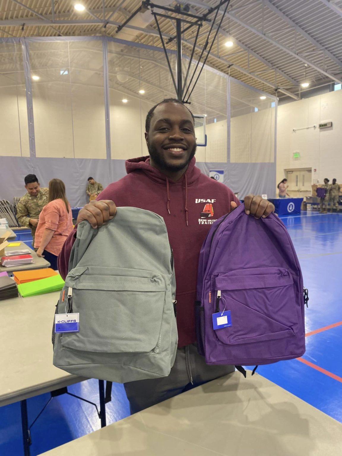 Back-to-School Backpack Assembly: “Teamwork makes the dream work ...