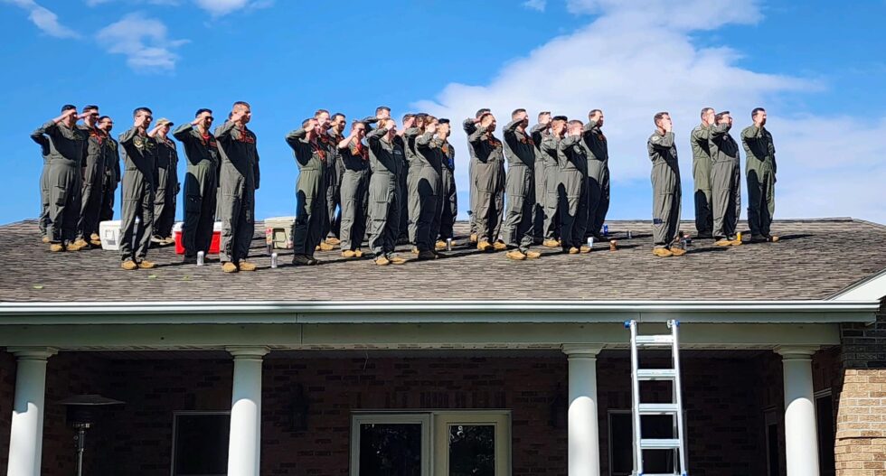 The Roof Stomp:AF Pilot Beloved Tradition | Northern Sentry