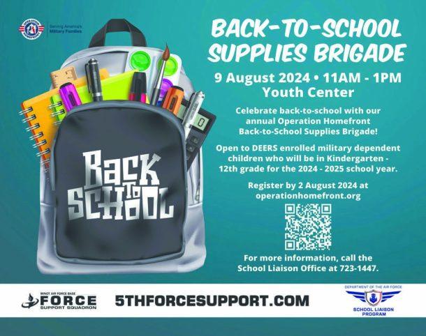 Operation Homefront: Back to School Supplies Brigade – Northern Sentry