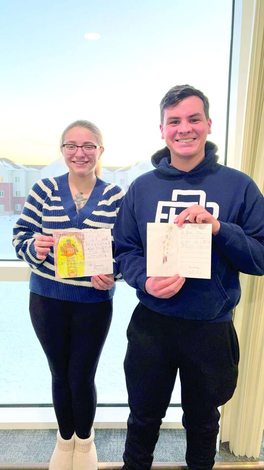 Kindness Letters Delivered in Dorms – Northern Sentry