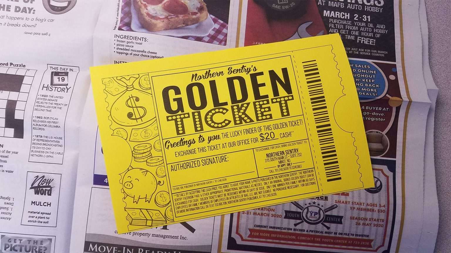 Golden Ticket – Northern Sentry